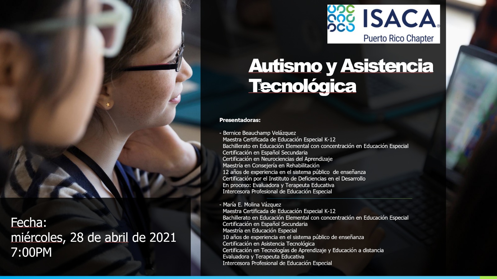 ISACApr CommunITy Day: Autismo y Asistencia Tecnológica - Puerto Rico Chapter